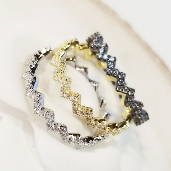 Jewelry | Sterling Silver 925 Tri Color 3 Rings Set | Poshmark